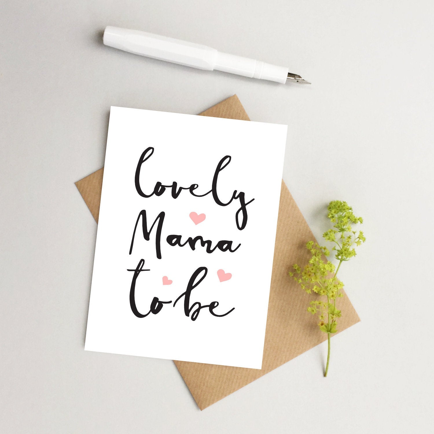 Mum to be card – Word Up Creative