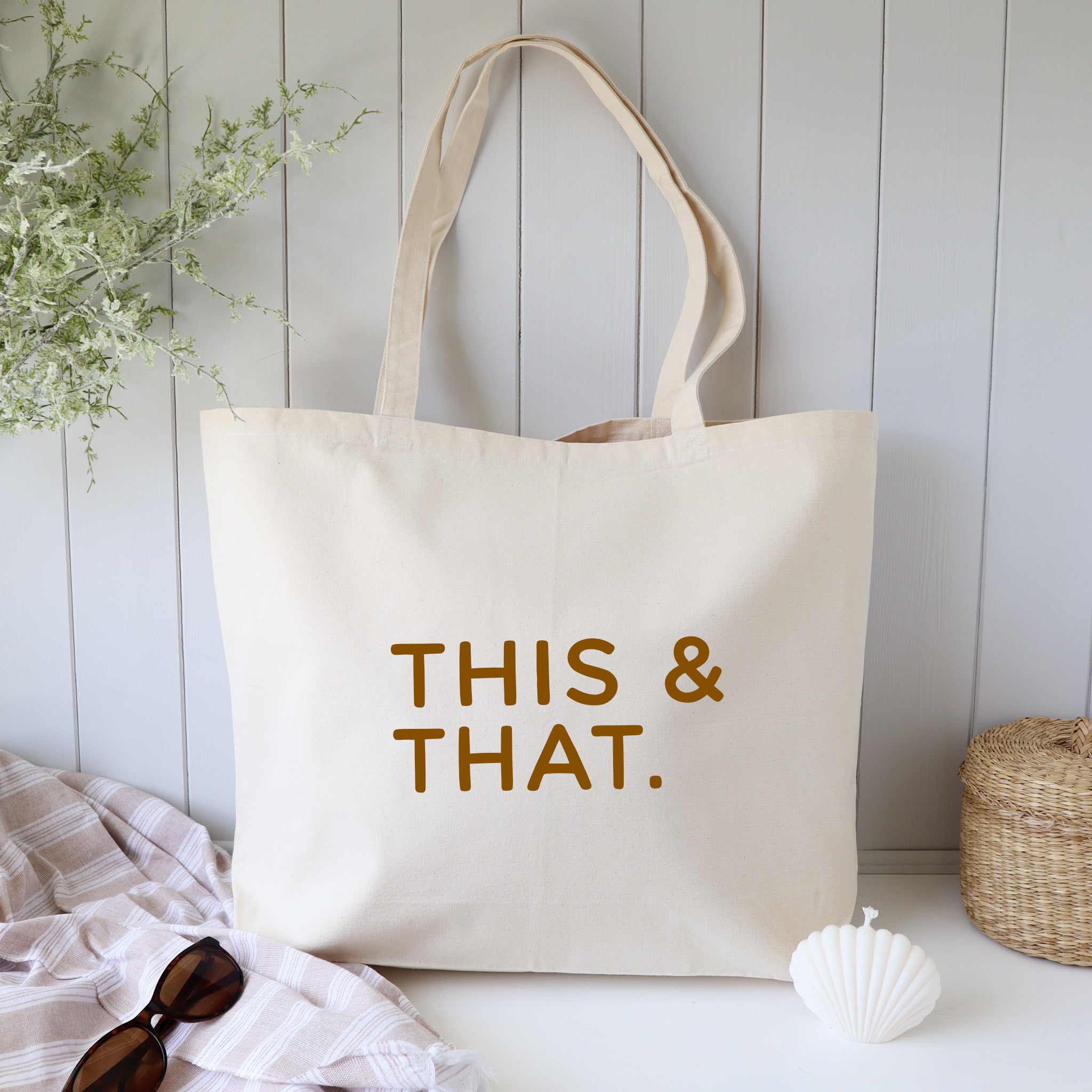 This & that cotton shopper tote bag – Word Up Creative